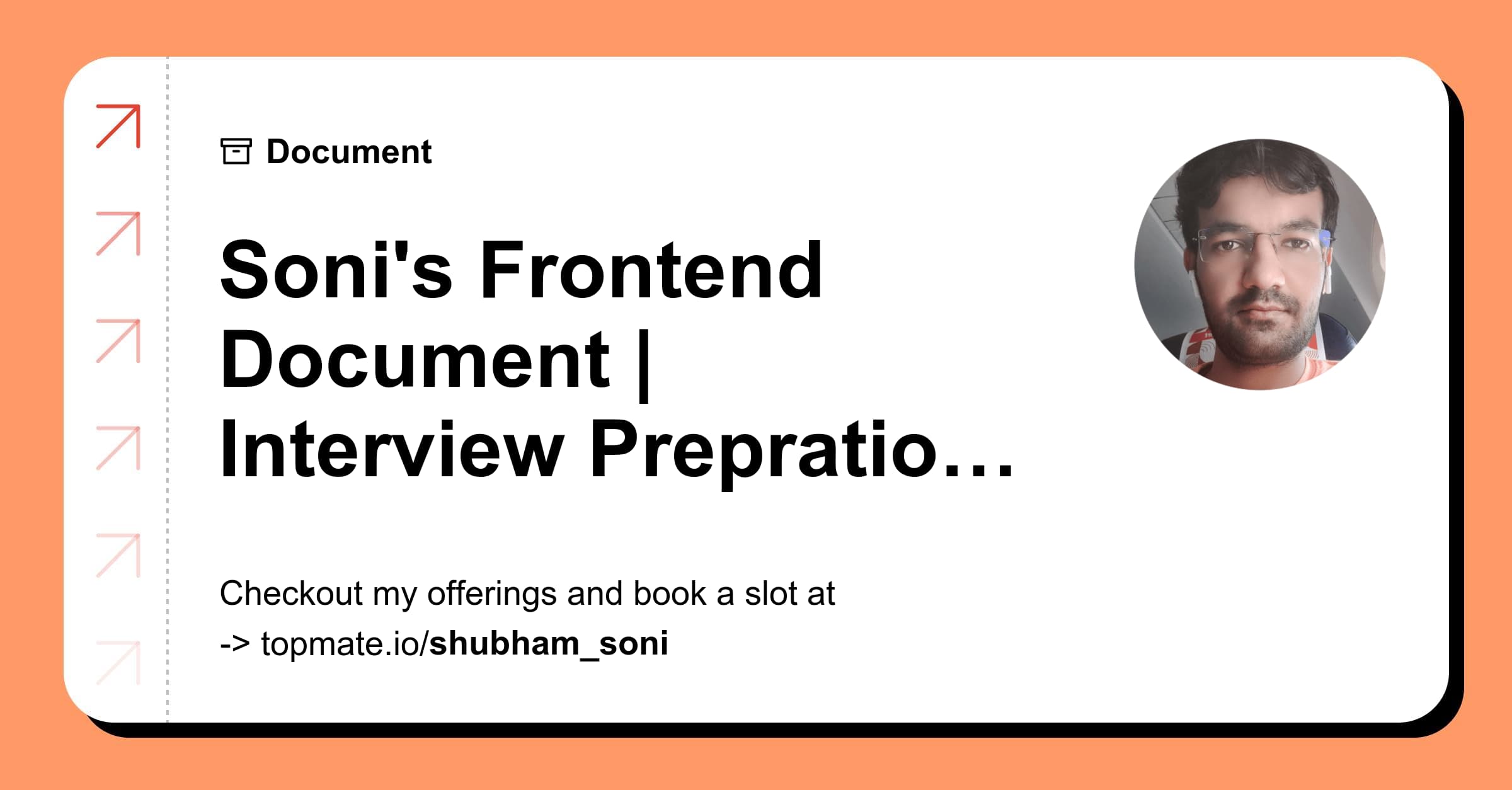 Soni's Frontend Document | Interview Questions with shubham soni Soni's Frontend Document | Interview Questions with shubham soni